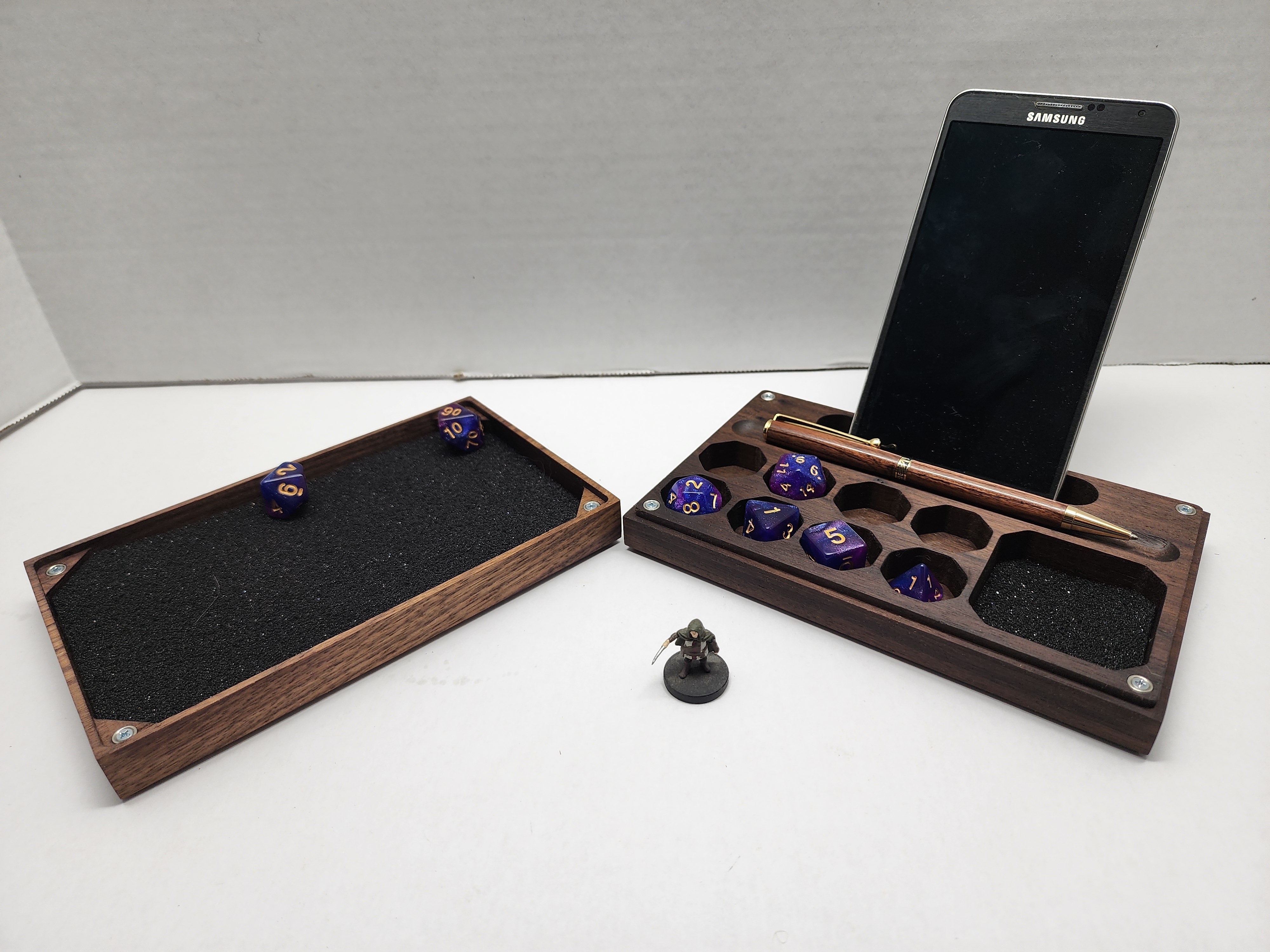 Phone Dice Box - mini and Phone Stand – Archania Workshop