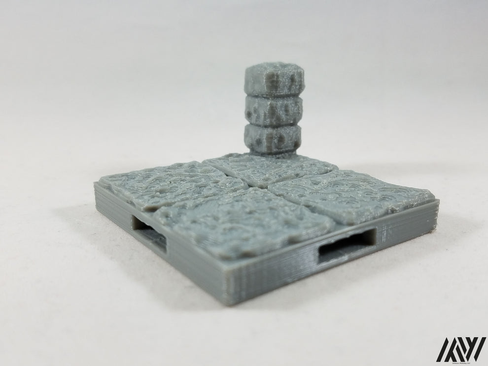 1 Pillar Half Height Tile – Archania Workshop