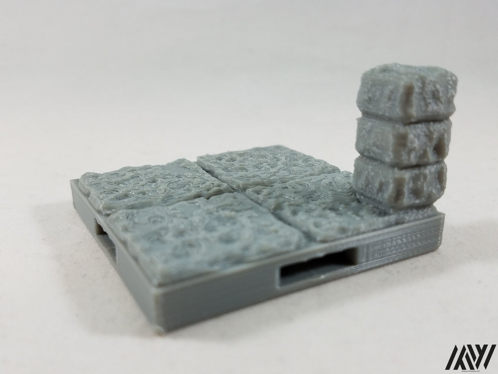 1 Pillar Half Height Tile – Archania Workshop