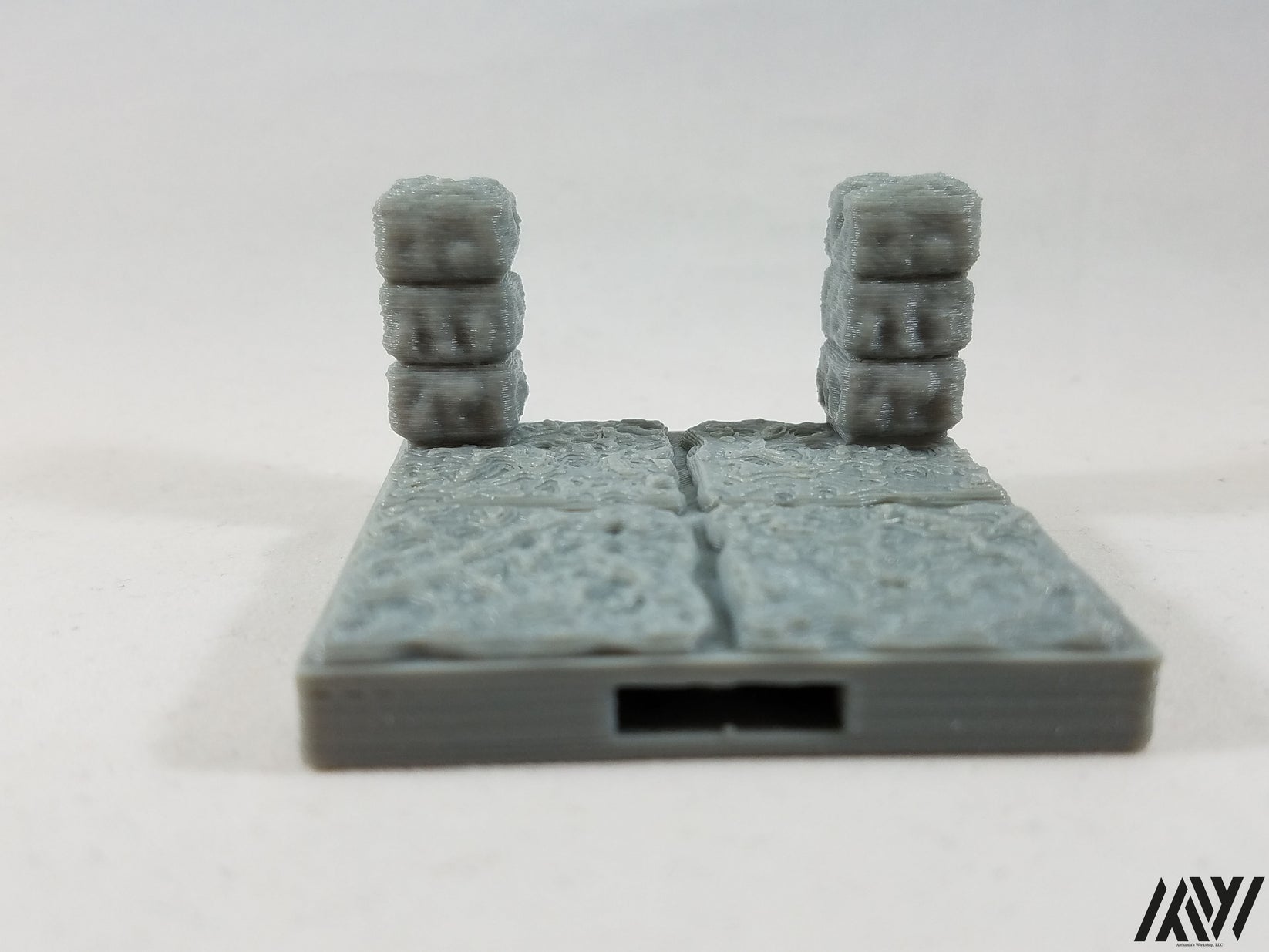 2 Pillar Half Height Tile – Archania Workshop